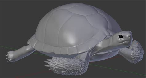 Creating An Animated Tortoise Part 1 Blend4web