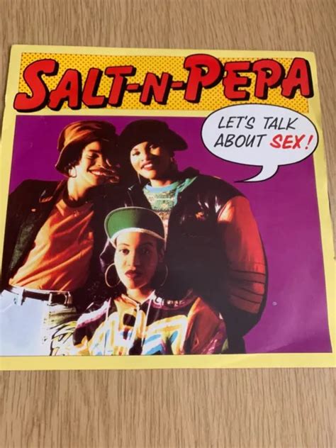 Salt N Pepa Lets Talk About Sex 7 Vinyl Nm Nm £11 11 Picclick Uk