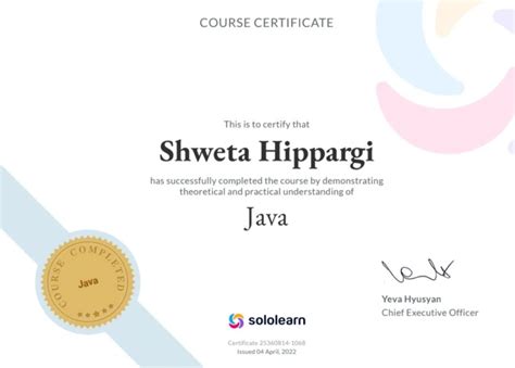 Shweta Hippargi On Linkedin Sololearn Java