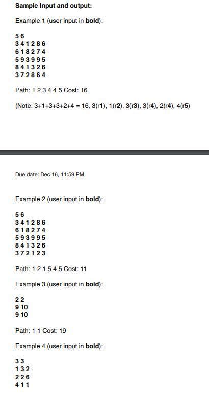 Solved C Shortest Path Problem Input The Input Consists Chegg