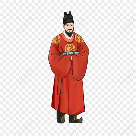 한글날 일러스트 한국 붉은 손으로 그린 세종대왕 대한민국 모자 Png 일러스트 무료 다운로드 Lovepik