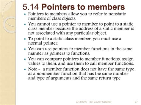Classes Objects In Cpp PPT