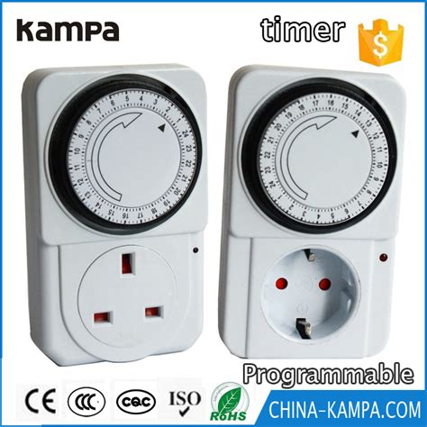 Mechanical Timer Socket 24 Hours Electrical Energy Saving Mechanical Timer Socket Outlet Timing