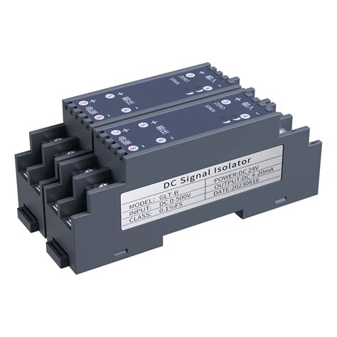 Dc Signal Isolator 0 10v 0 5v 1 5v 0 75mv 4 20ma Analog Signal Transmitter 1 In 1 Out Dc24v