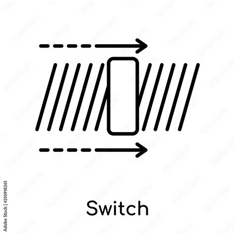 Switch Icon Vector Sign And Symbol Isolated On White Background Switch Logo Concept Stock 벡터