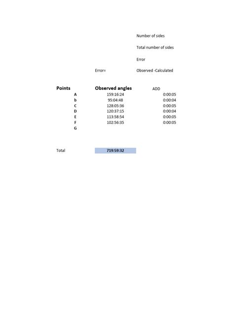 Traverse Calculation Pdf