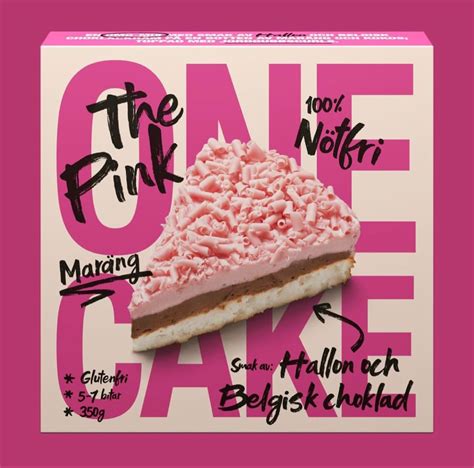 One Cake Pink Food Design Food Menu Design Cake Branding