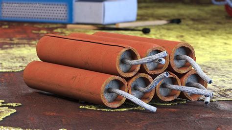 Dynamite Sticks 3d Model 29 3ds Blend C4d Fbx Max Ma Lxo Obj Free3d