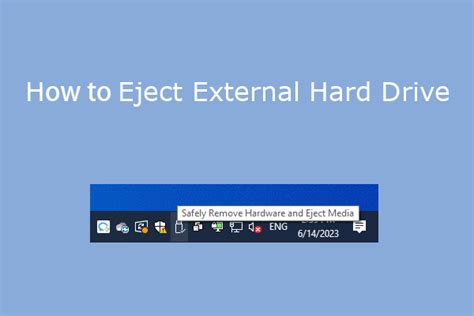4 Simple Ways To Eject External Hard Drive Minitool Partition Wizard