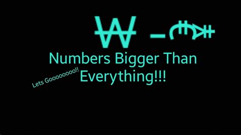 Numbers Bigger Than Everything Youtube