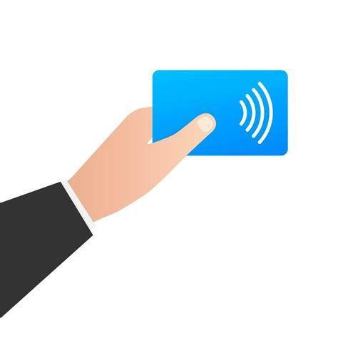 Access Control Access Card Reader Wireless Rfid Nfc Vector Stock Illustration 29339355