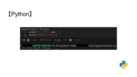 Pythonprintメソッドを徹底解説 末尾の改行を消す方法について紹介 テックパンプ