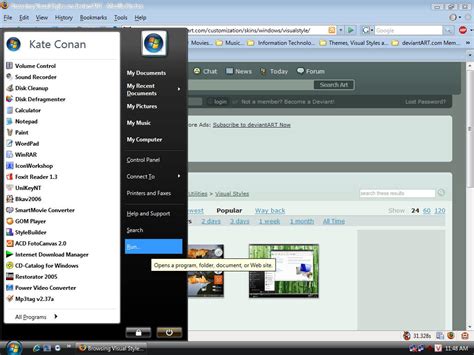 Windows Vista Basic Modified By KateConan On DeviantArt