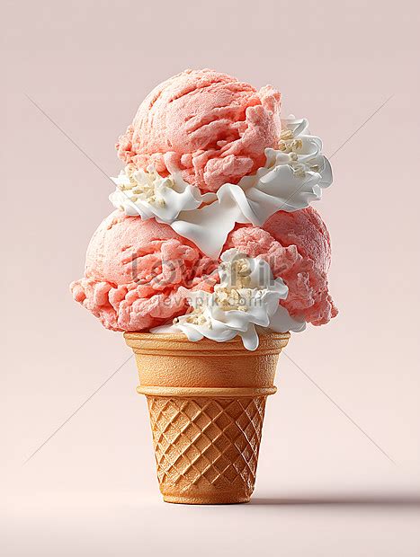 차가운 음료와 아이스크림