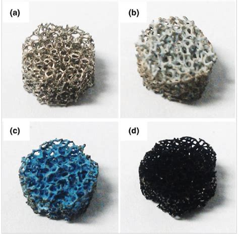E Photographic Image Of The Synthesized Metallic Foam Catalyst A