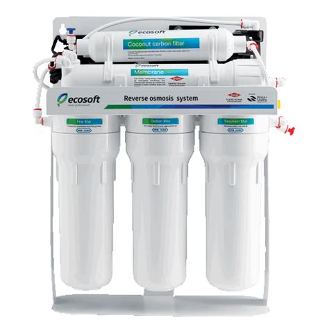 Фильтр Обратного Осмоса Ecosoft Standard с Помпой и Минерализатором на Станине