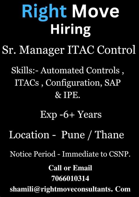 Shamili P On Linkedin Automated Controls Itacs Configuration Sap