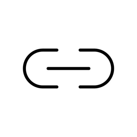 연결 하이퍼링크 체인 링크 사용자 인터페이스 및 제스처 아이콘