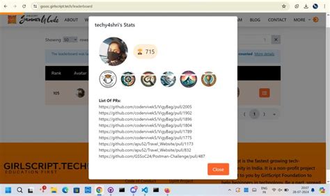 garima shrivastav on linkedin gssoc girlscript postman reactjs api techjourney…