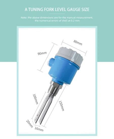 Vibrating Tuning Fork Level Sensor Switch For Liquid Level Switch Sensor Tuning Fork Level