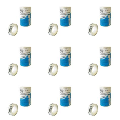 Клейкая лента канцелярская Attache Selection 15 мм x 10 м, 36 шт ...