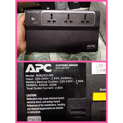 เครื่องสำรองไฟ Apc Ups 625 625va 325 Watt มือสอง ราคาถูก Shopee Thailand