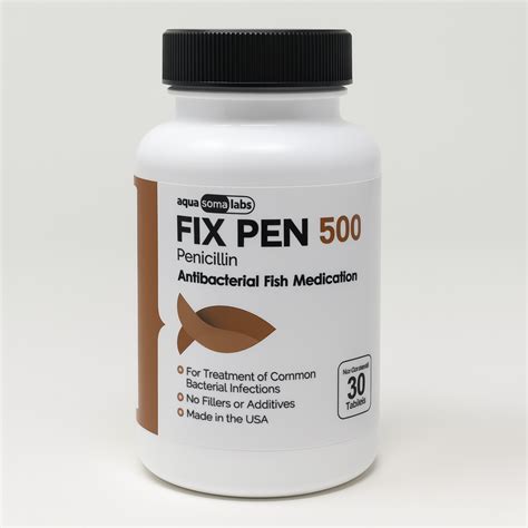 Fish Antibiotics Penicillin 500mg 30 Tablets