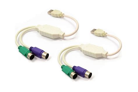 Imbaprice Usb To Dual Ps2 Female Connectors Adapter For Mouse And
