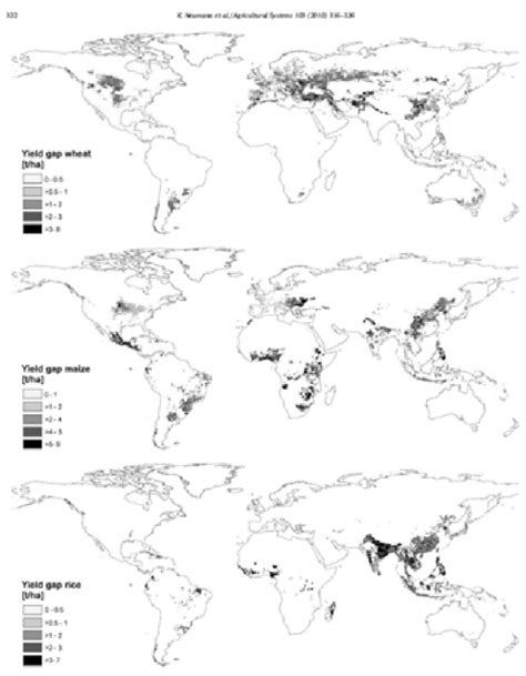 Representation Of Global Yield Gap In Source Neumann Et Al 2010 Download Scientific Diagram