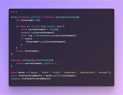 Shrikant Jha On Linkedin Polyfill For Arrayfilter Method In Javascript