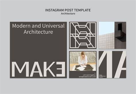 Free Psd Architecture Project Instagram Posts