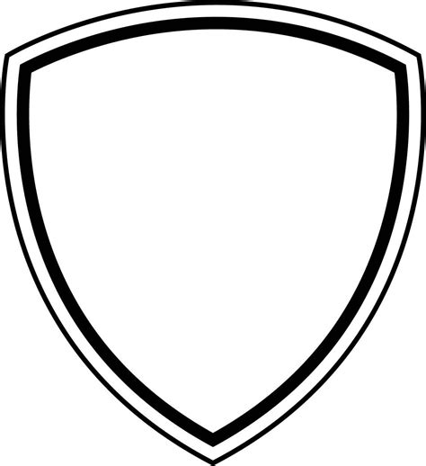 Artstation Blank Patch Template Vector File Black White Vector Outline Or Line Art File For