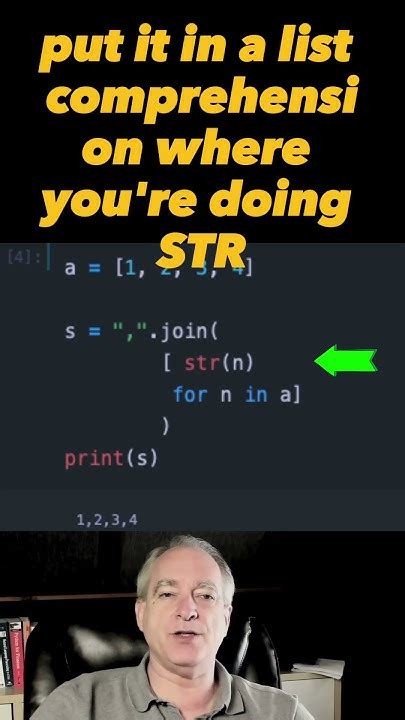 Make A Comma Separated List From Python List Of Non Strings Python Shorts Youtube