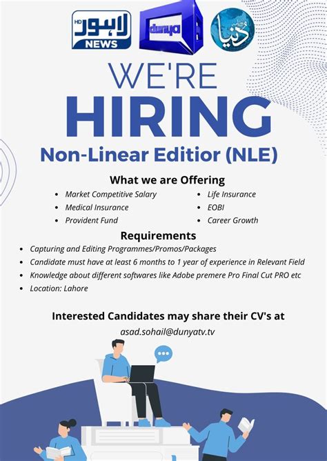 asad bin sohail on linkedin jobsinlahore nlejobs nonlineareditor