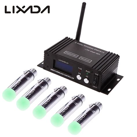 24ghz Wireless Dmx512 Controller Transmitter Receiver Repeater For Stage W1v3 Ebay
