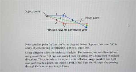 Solved Locating An Image Point A Light Ray Refracts As It Chegg Com