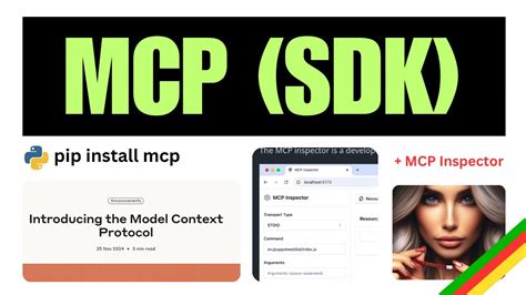 Mcp Model Context Protocol Sdk Python Youtube