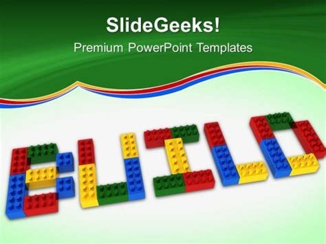 Build Lego Education Construction Powerpoint Templates And Powerpoint