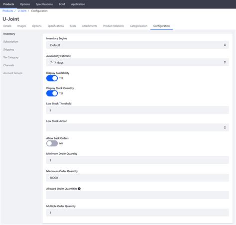 Product Inventory Configuration Reference Guide Liferay Official