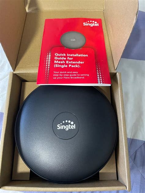 Singtel Wifi Mesh Single Pack Mobile Phones Gadgets Other Gadgets On Carousell