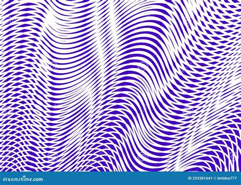 Reticulated Abstract Background With Wavy Linear Texture Stock Vector