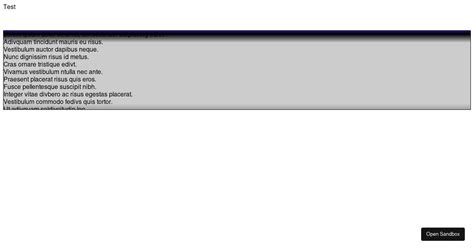 React Scroll Shadow Examples Codesandbox