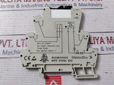 Weidmuller Mrs 24vdc 1co Relay Module Aeliya Marine