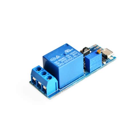 modulo temporizzatore relè ne555 micro usb 5v 30v con trigger timer 0 24 secondi regolabile