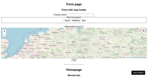 Geocoding In Leaflet Codesandbox