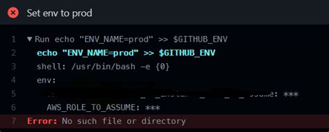 Github Env No Such File Or Directory Issue Actions Runner Github
