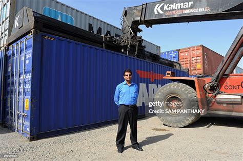 Ruchir Parekh Managing Director Of The Thar Dry Port Poses At News