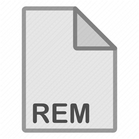 Extension File Format Hovytech Misc Rem Type Icon Download On
