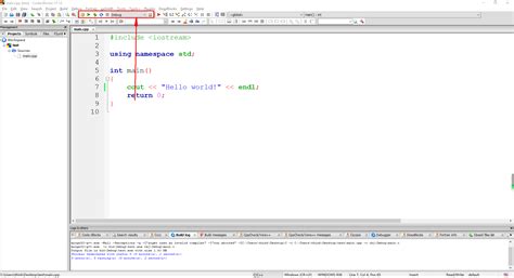CodeBlocks的使用 项目的创建debug的常用操作 TR Goldfish 博客园