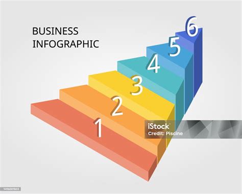 숫자가 있는 6개 요소에 대한 프레젠테이션을 위한 인포그래픽용 피라미드 차트 수준 템플릿 0명에 대한 스톡 벡터 아트 및 기타 이미지 0명 그래프 기하 Istock